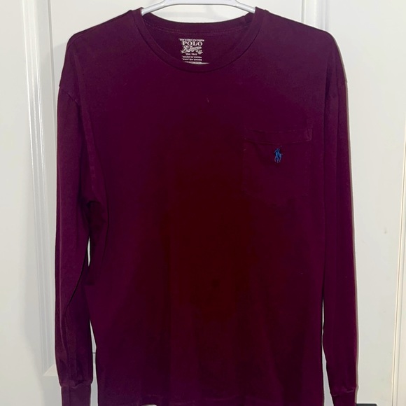 Polo Ralph Lauren | Shirts | Polo R Lauren Long Sleeve Shirt Maroon ...
